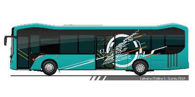 Vector Bus Laksana Cityline 3 Scania K250U - Trakteer.id