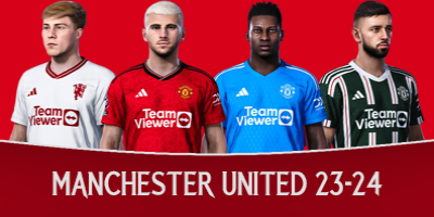 [PES 2021] MANCHESTER UNITED KITS 23-24 - Trakteer.id