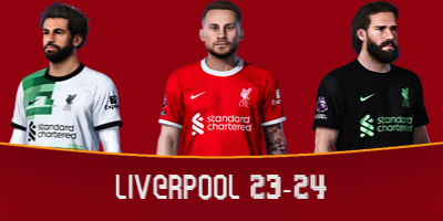 [PES 2021] LIVERPOOL KITS 23-24 - Trakteer.id