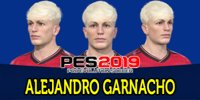 PES 2019 Alejandro Garnacho Face - Trakteer.id