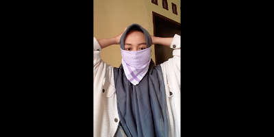 tutorial menggunakan masker saputangan 2 - Trakteer.id